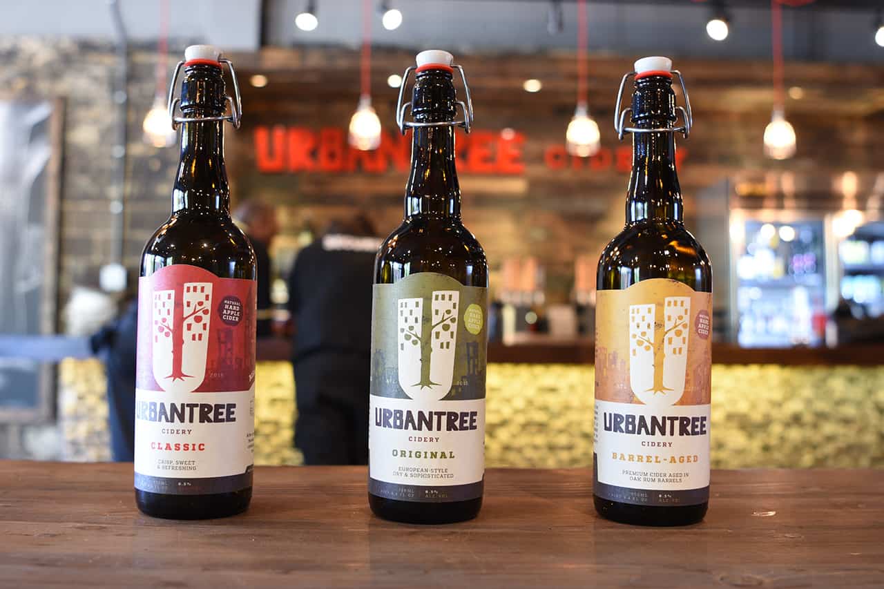 Urban Tree Cidery branding, packaging & interior design - Vigor