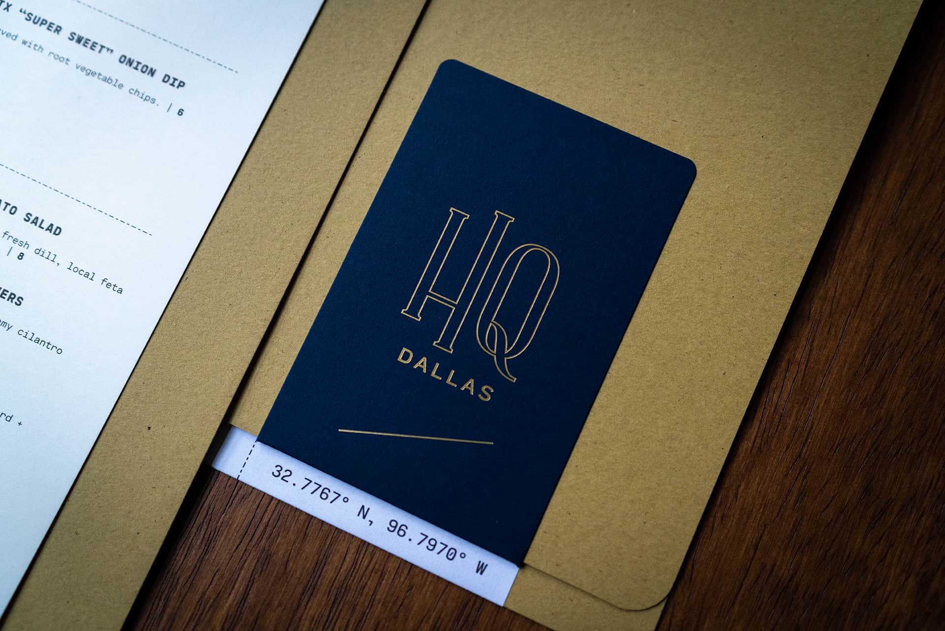 HQ Dallas rooftop bar hotel F&B branding & concept development - Vigor