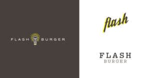 Flash Burger fast casual restaurant branding & interior design - Vigor