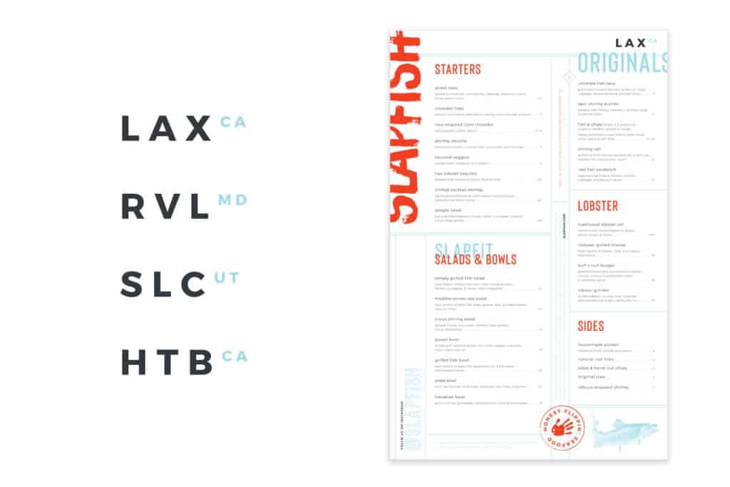 SlapFish seafood restaurant rebranding and brand strategy - Vigor