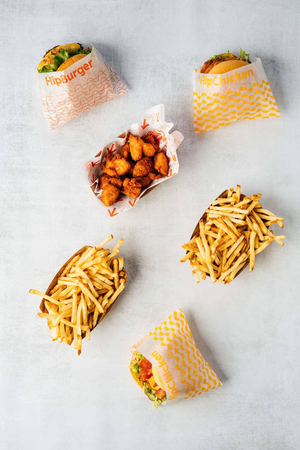 HipBurger QSR burger branding & design - Vigor